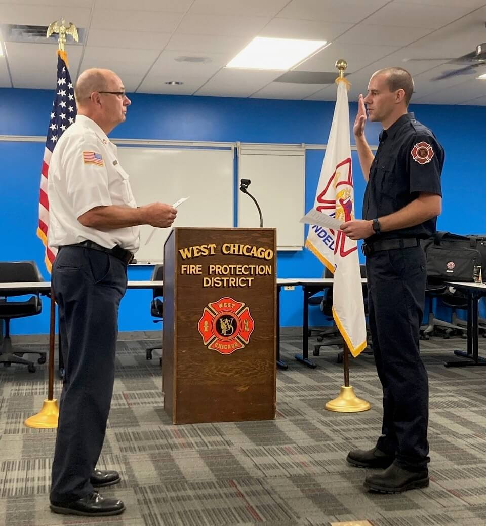 New Firefighter Joins West Chicago Fire Protection District - Nuevo ...